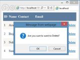 Showing Confirmation Dialog Using Javascript